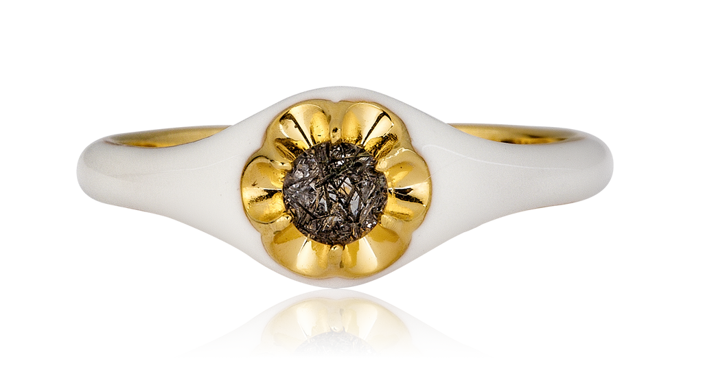 Ivory Petite Parlor Ring – Saif Latif Jewelry